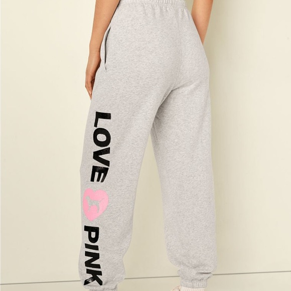 PINK Victoria's Secret | Pants & Jumpsuits | Pink Original Glitter ...